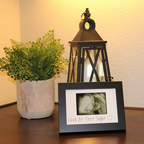 Trove Logic, Sonogram Picture Frame, Love at First Sight, Ultrasound Picture Frame, Gift for Expecting Parents, Gift for Grandparents