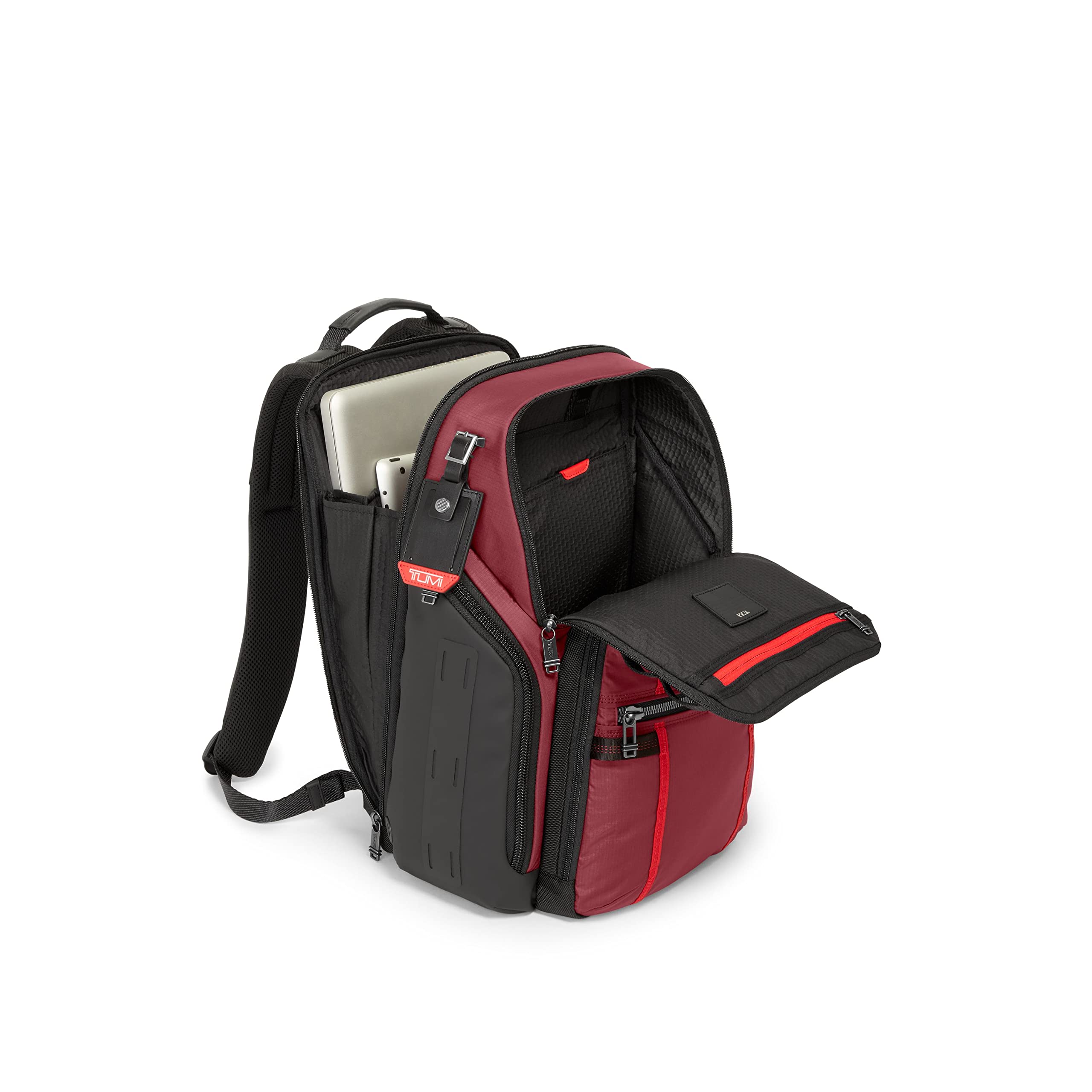 TUMI - Alpha Bravo Search Backpack - Laptop Backpack for Men & Women - Backpack for Work & Travel - 17.0" X 14.0" X 8.3" - Desert Red