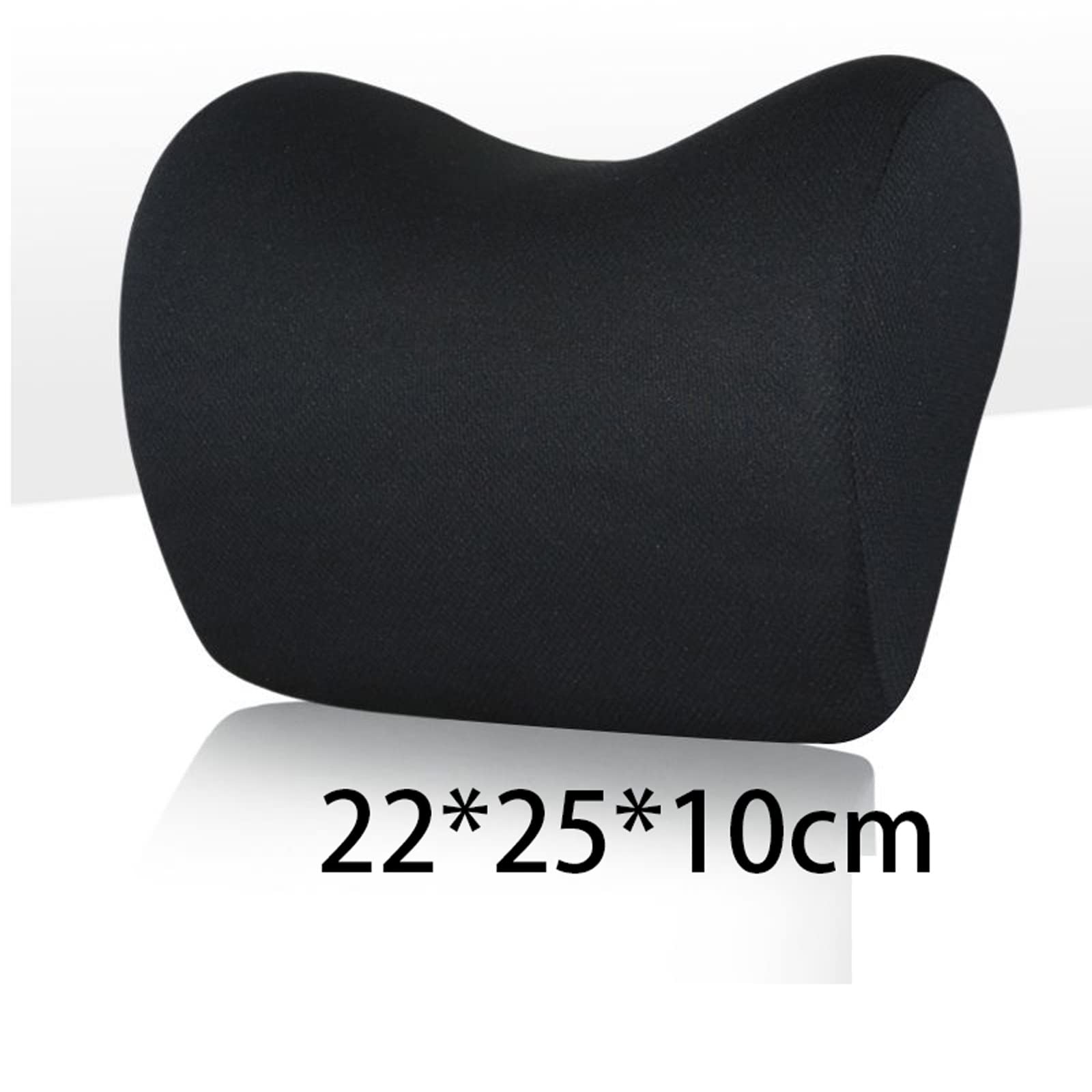 ZIFARM Bed Pillows, Car Headrest Neck Pillow for seat Chair in auto Memory Foam Cushion Fabric Cover Soft Head Rest Travel Support