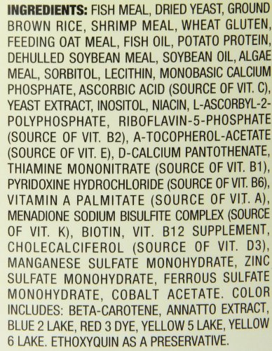 TetraMin Nutritionally Balanced Tropical Flake Food for Tropical Fish, 2.2 lbs