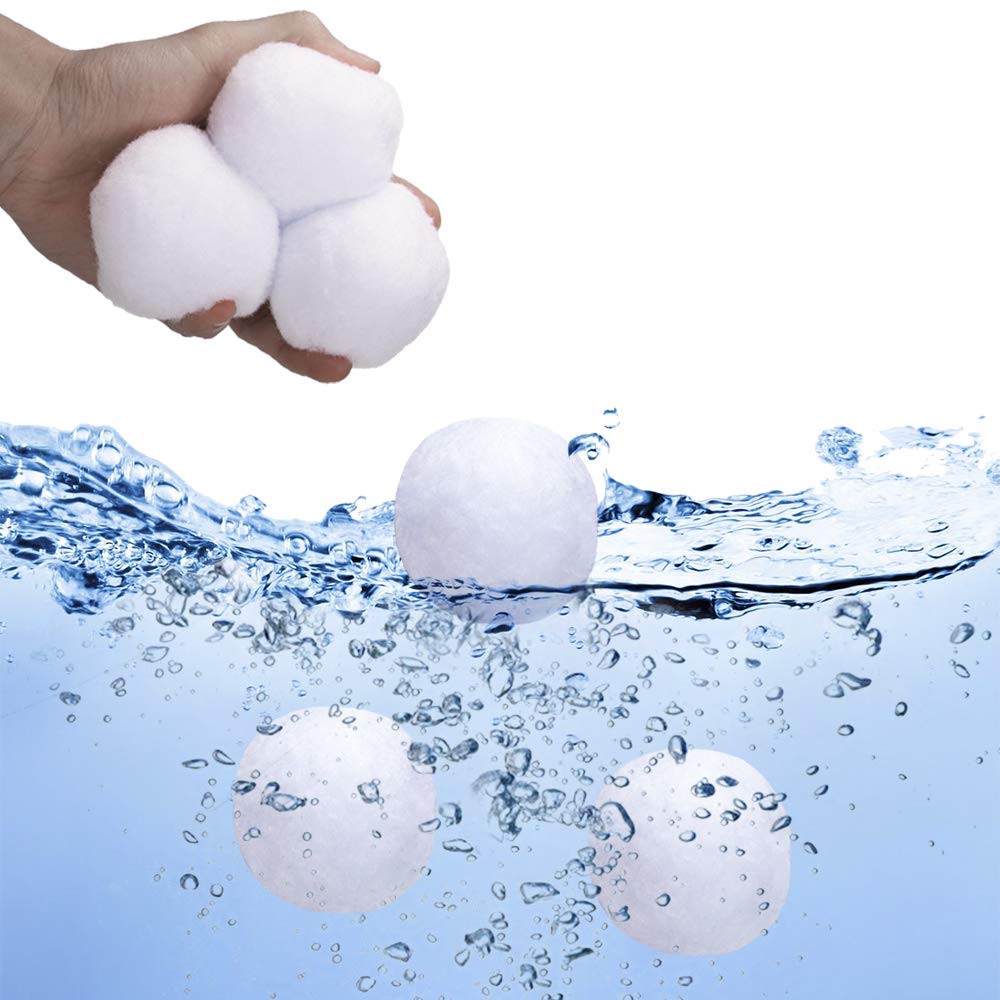 teytoy 60 Pack Snowball Toss,White Plush Snow Soft Balls Toy for Kids Adults Indoor Outdoor Game