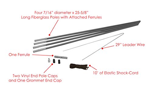 Texsport 14109: 7/16” Tent Pole Replacement Kit