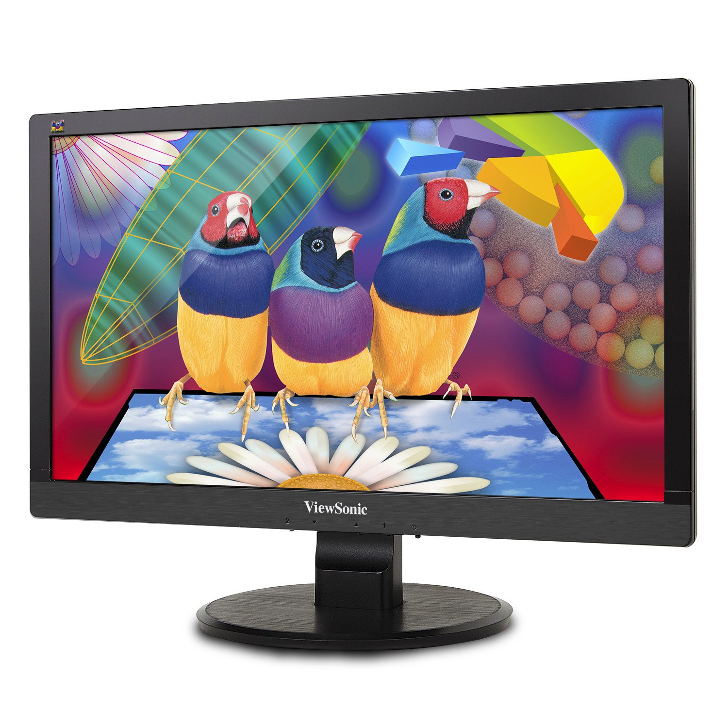 ViewSonic VA2055SM 20 Inch 1080p LED Monitor with VGA Input and Enhanced Viewing Comfort