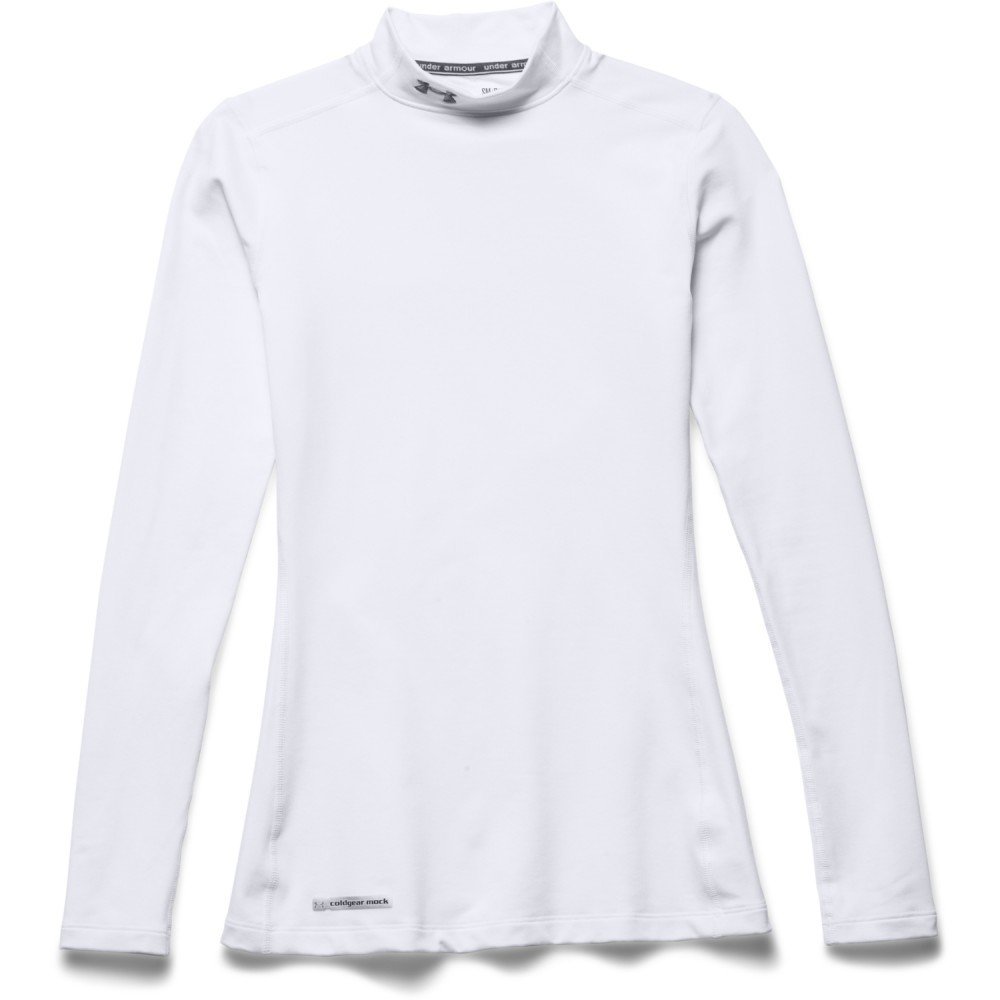 Under Armour Women's UA ColdGear® Authentic Mock XL White