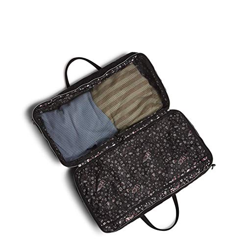 Vera Bradley Women's Performance Twill Lay Flat Travel Duffle Bag, Black, One Size
