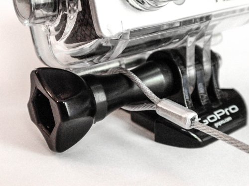 The Accessory Pro® Magnetic Mount and Steel Safety Cable Compatible with All GoPro® Cameras - 100+ mph Speed