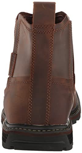 Skechers Men's Blaine Orsen Ankle Boot,Dark Brown,9.5 M US