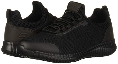 Skechers Women's Cessnock Carrboro Health Care Professional Shoe, Black, 7 M US