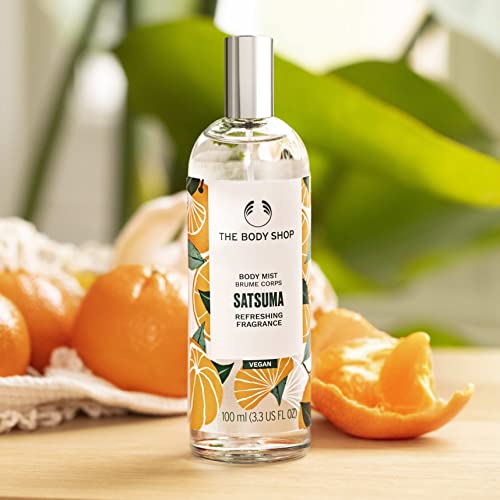 The Body Shop Satsuma Body Mist β Refreshes and Cools with a Citrus Scent β Vegan β 3.3 oz