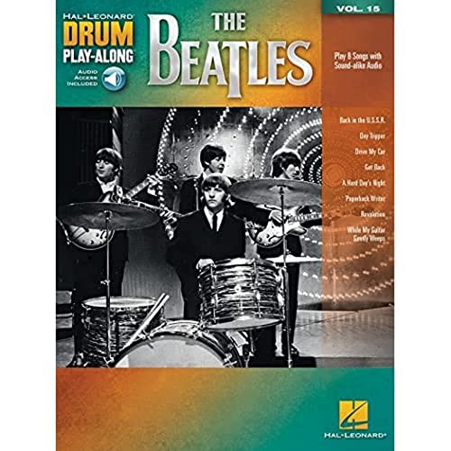 The Beatles: Drum Play-Along Volume 15 (Hal Leonard Drum Play-Along, 15)