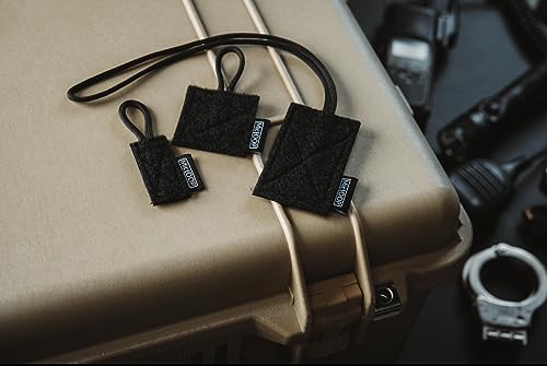 THE MIC LOOP Micro - Keeps Portable Radio Mic in Place for Police/Law Enforcement BLACK