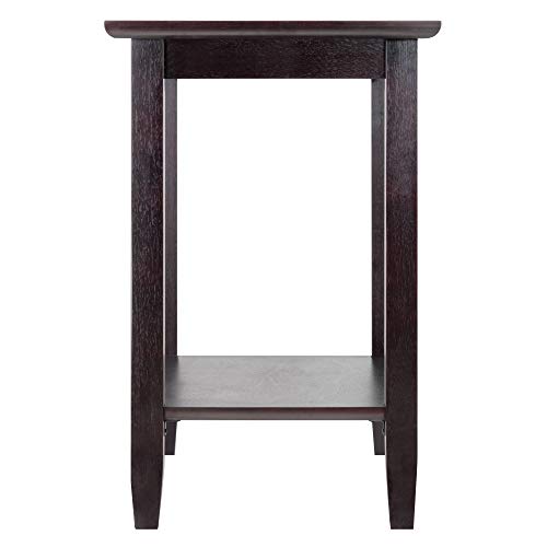 Winsome Genoa Occasional Table, Dark Espresso & Wood Genoa Occasional Table, Espresso