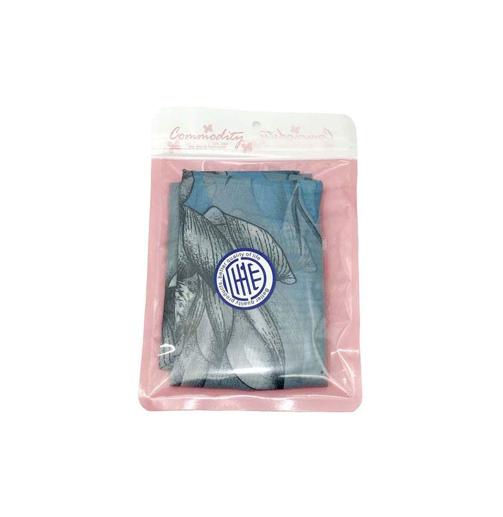 Women's Chiffon Scarf Lightweight Fashion Sheer Scarfs Shawl Wrap Scarves, Light Blue, 160*50CM