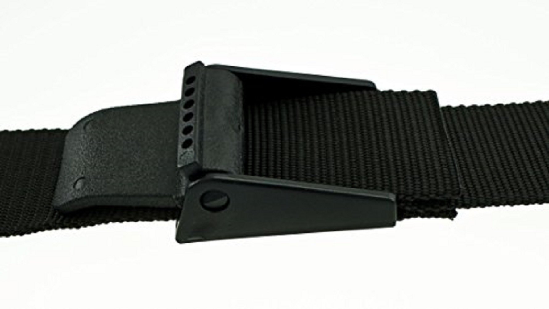 Titan Durable Outdoor Nylon Web Belt Metal Free (Black)