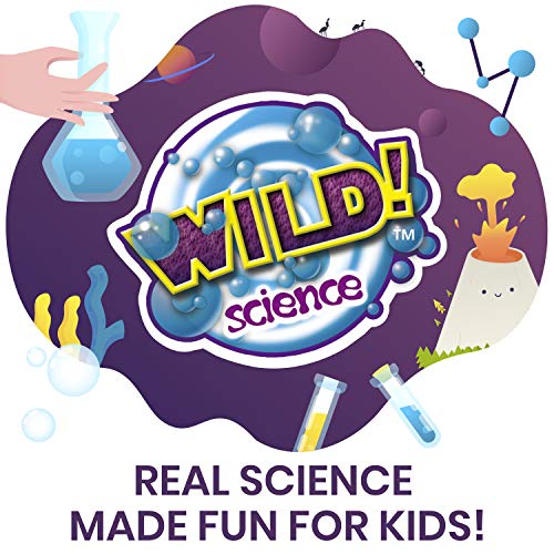 WILD! Science Test Tube Chemistry Lab - 50+ Fun Experiments and Reactions - Science Kits for Kids Age 8-12 - STEM Projects - Chemistry Set