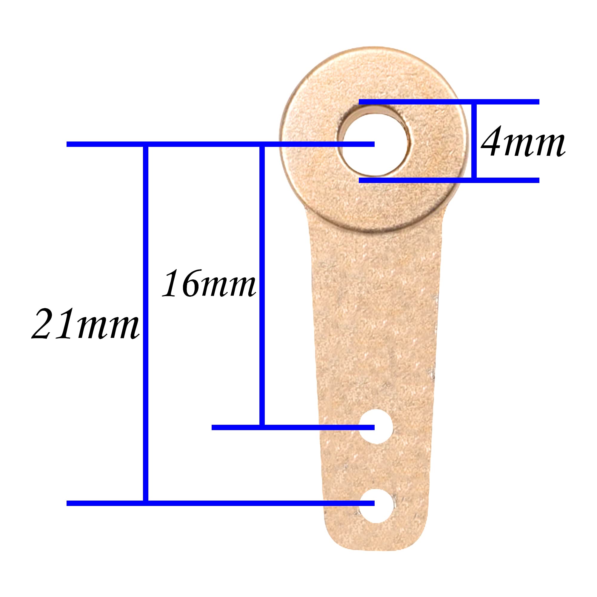 Vgoohobby 4PCS Aluminum RC Airplane Steering Servo Arm Horn Rocker Arms for RC Quadcopter Fixed Wing Parts (4mm)