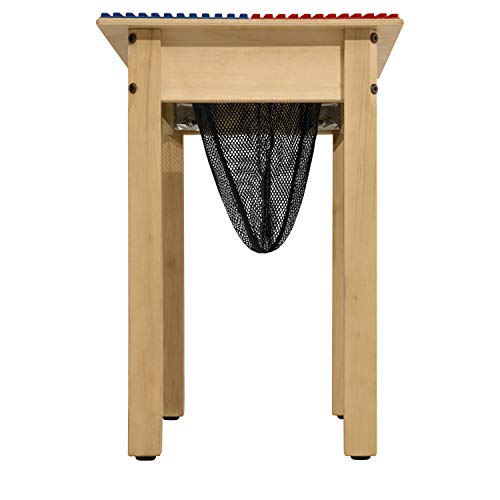 Wood Designs-TP1631PGN Time-2-Play Duplo Table with Storage for Kids,Blue & Red, 20.5" Legs