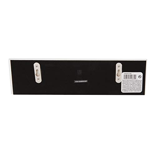 Umbra Cubby Mini Organizer – with Hooks and Compartment, Great for Holding Keys, Phone, Chargers, Mail, and Oher Goods, Compact Storage, White