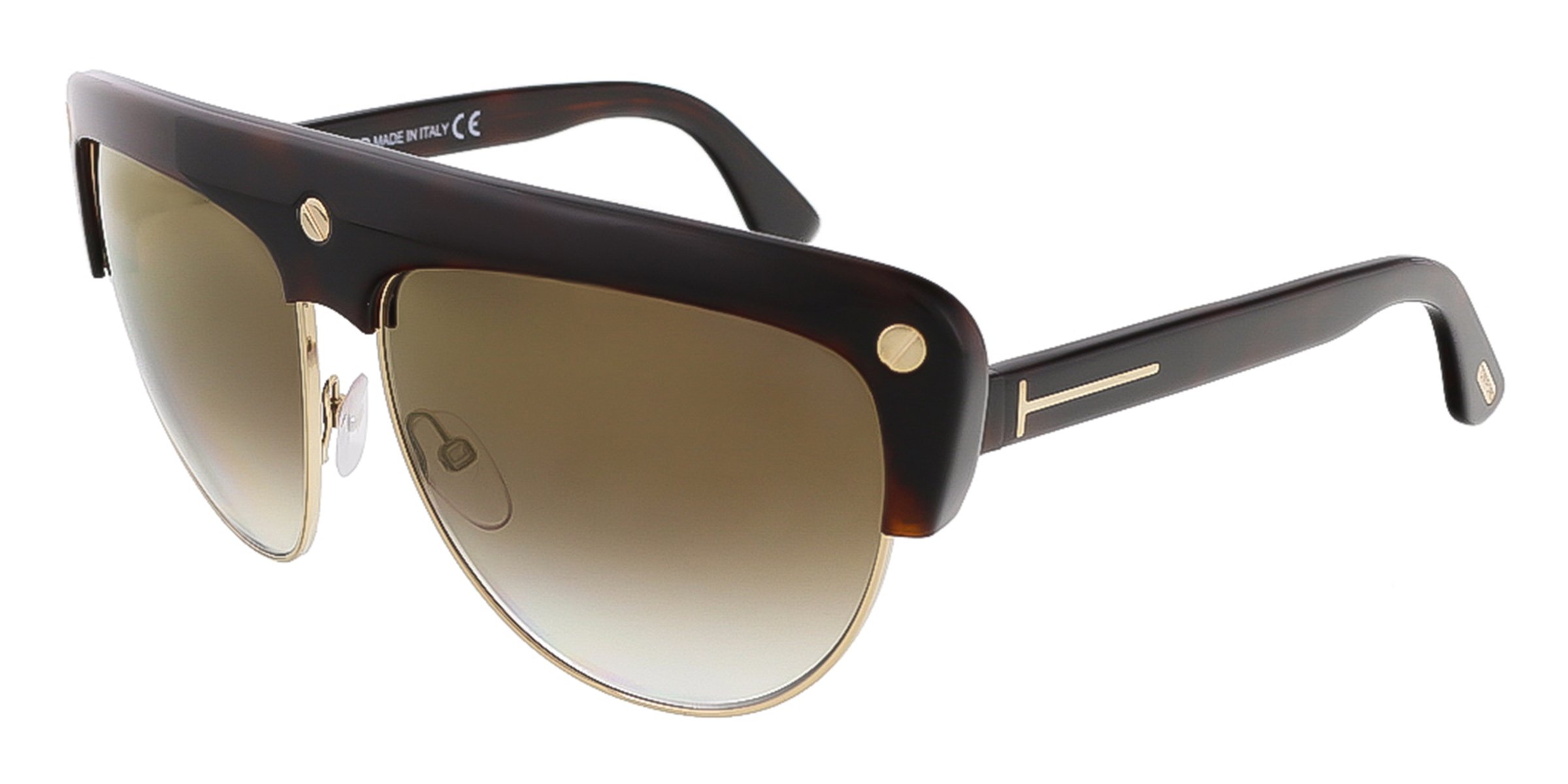 Tom Ford Liane Sunglasses, Tortoise Brown