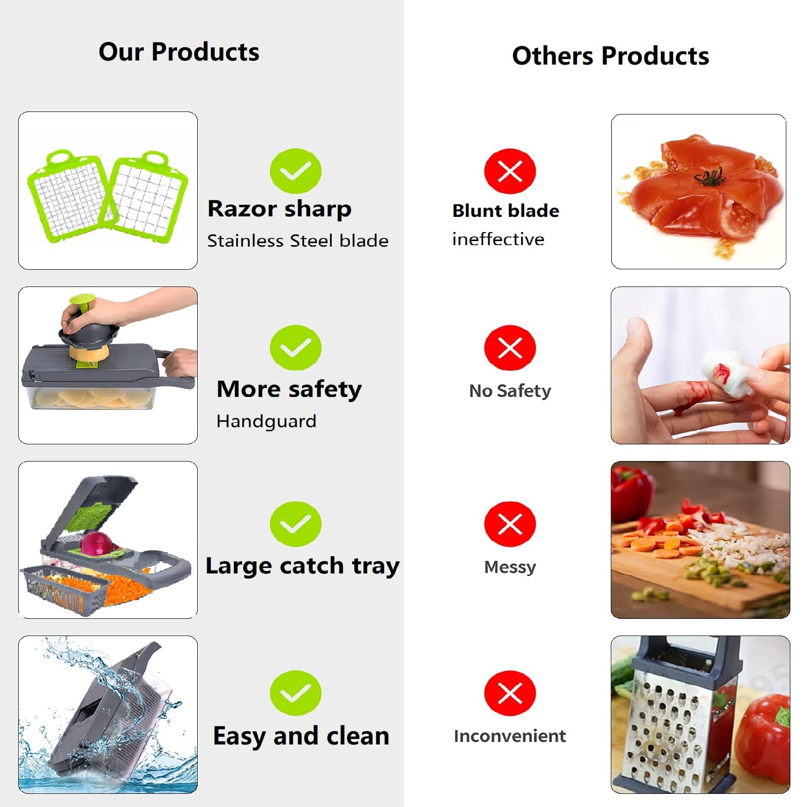 vegetable chopper Blue 12 in 1 multifunction food veggie slicer and chopper onion dicer vegetable cutter set egg slicer hand chopper for vegetables veggie cutter veggie slicer with container Kitchen