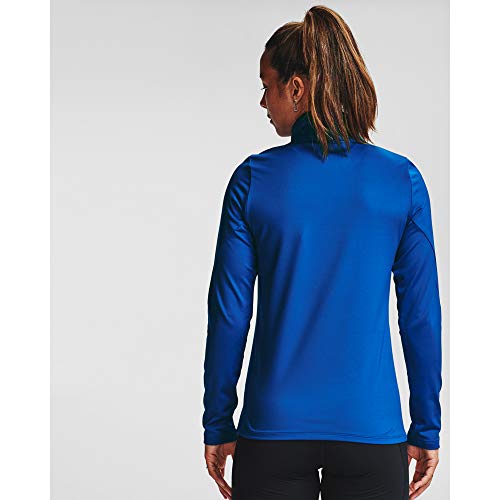 Under Armour Authentics Coldgear 1/2 Zip, Royal (400)/White, X-Large