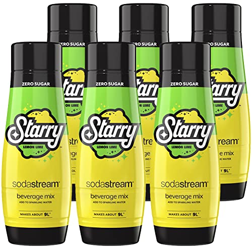 SodaStream® Starry® Zero Sugar Beverage Mix (440ml, Pack of 6), Packaging may vary