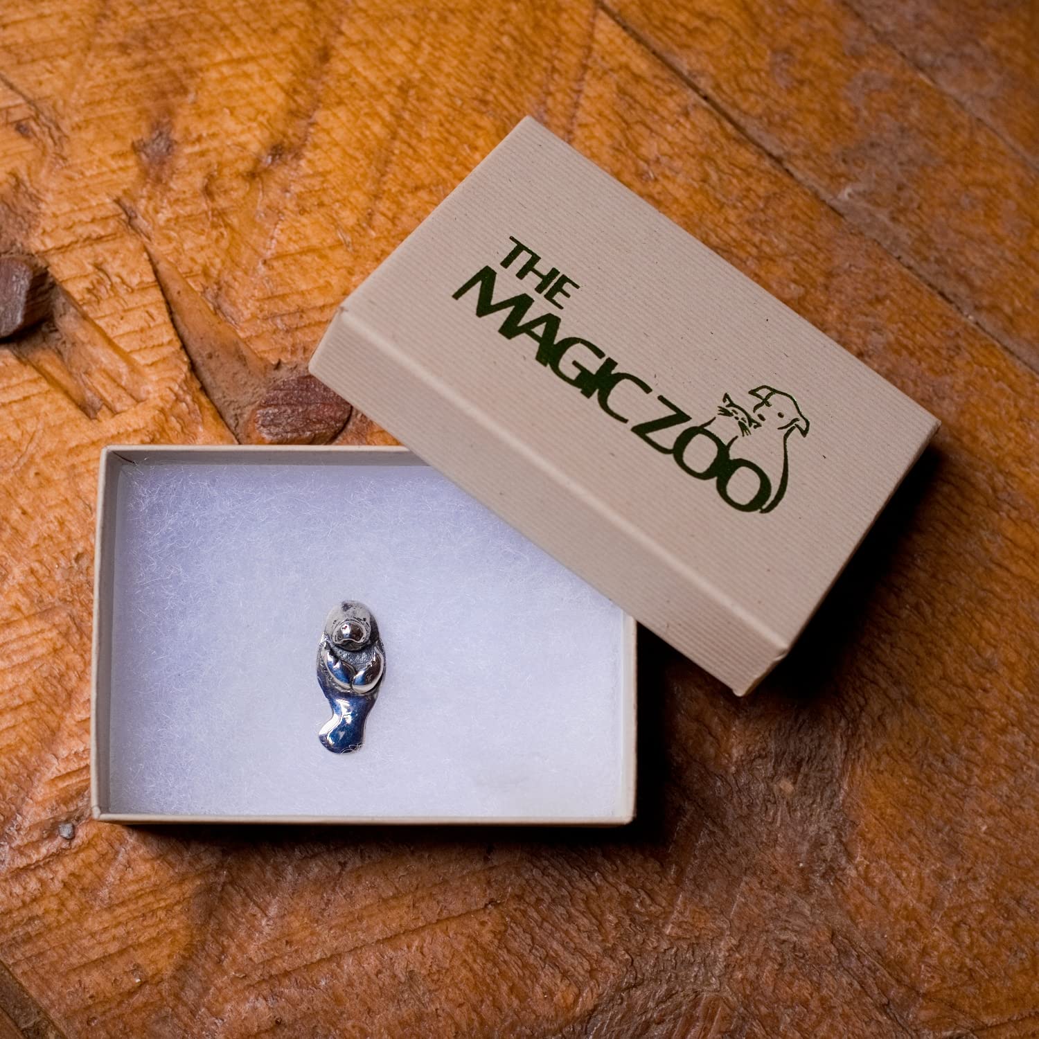 The Magic Zoo Manatee Sterling Silver Pendant β Handcrafted in the USA β Manatee Jewelry for Women