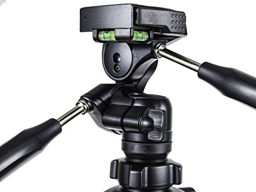 SLIK Pro 700DX Tripod KIT with 3-Way Pan & Tilt Head, for Mirrorless/DSLR Sony Nikon Canon Fuji Cameras and More - Black (615-316)