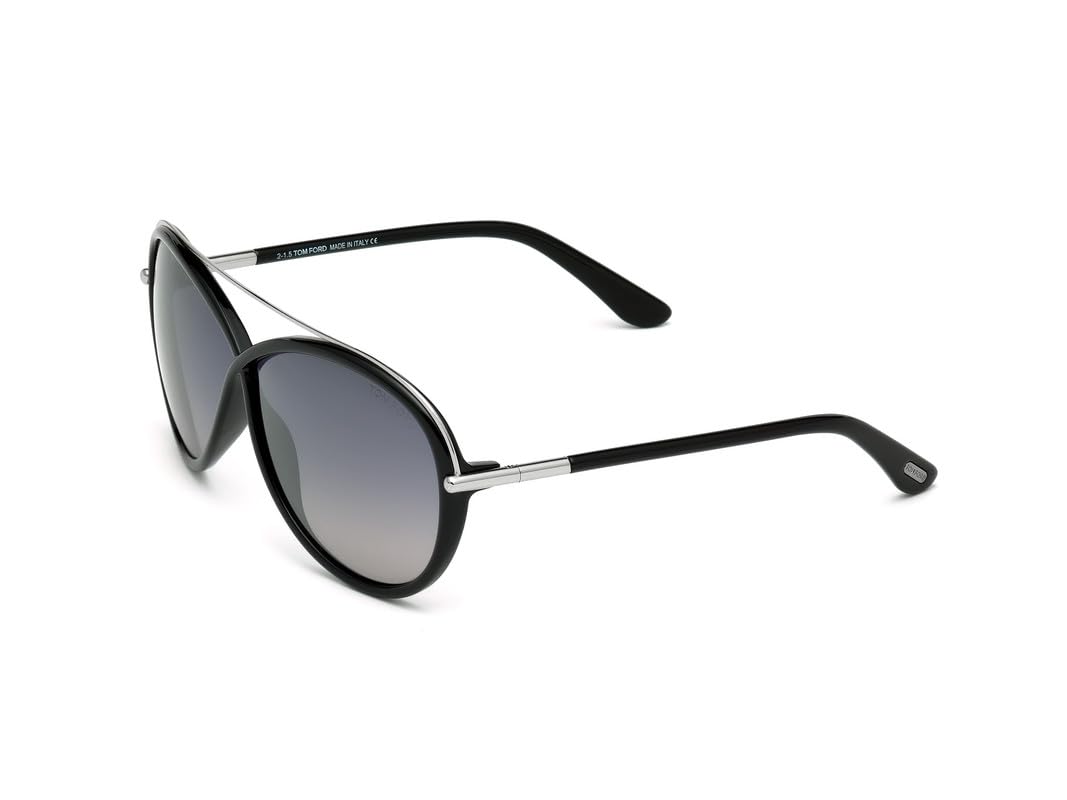 Tom Ford Women's FT0454 Sunglasses, Shiny Black
