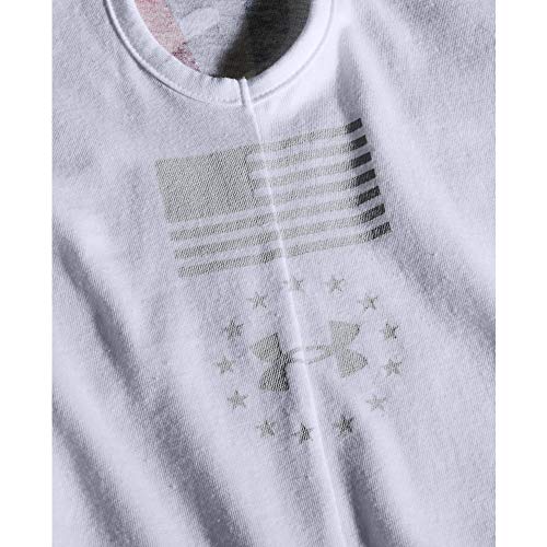 Under Armour Freedom Usa Olympic Tank, White (100)/Steel, Large