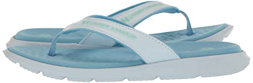Under Armour Girls' Ignite Marbella Flip Flop, (400) Halogen Blue/Tonic/Green Breeze, 11K, US