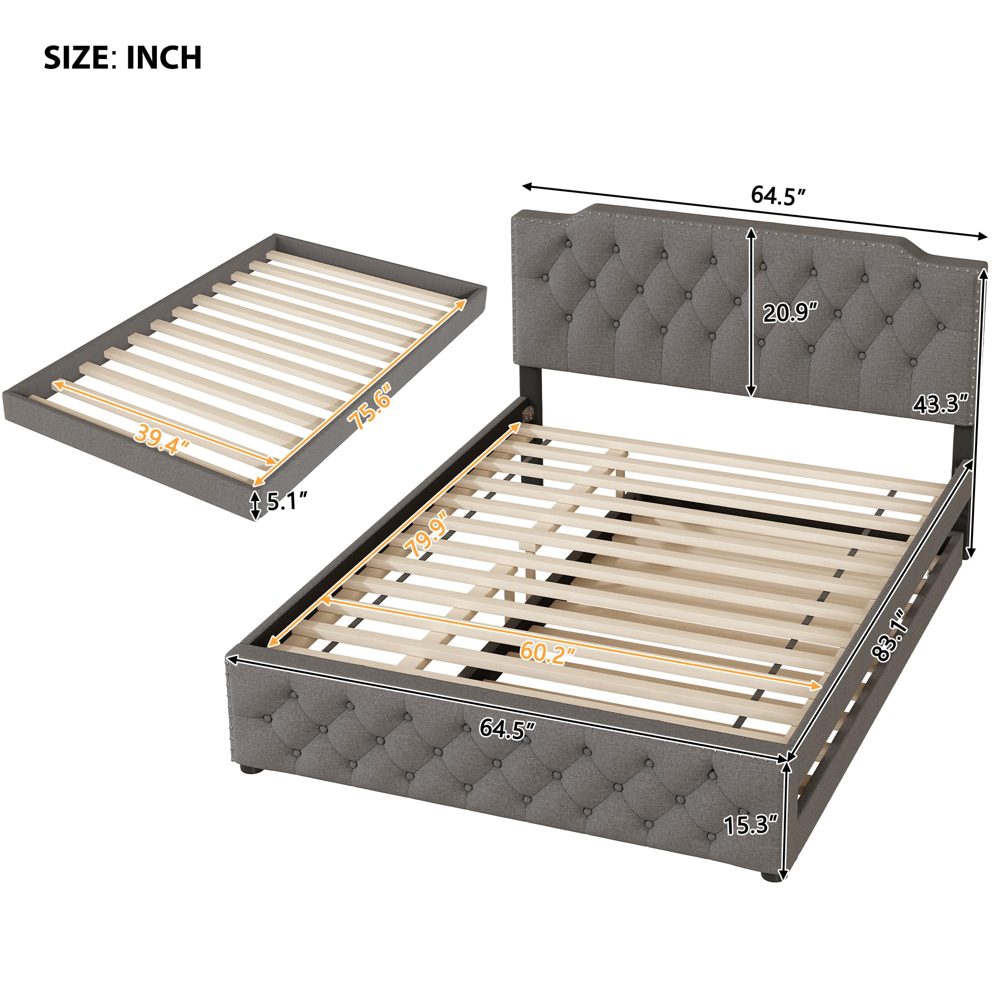 YOPTO Platform Bed