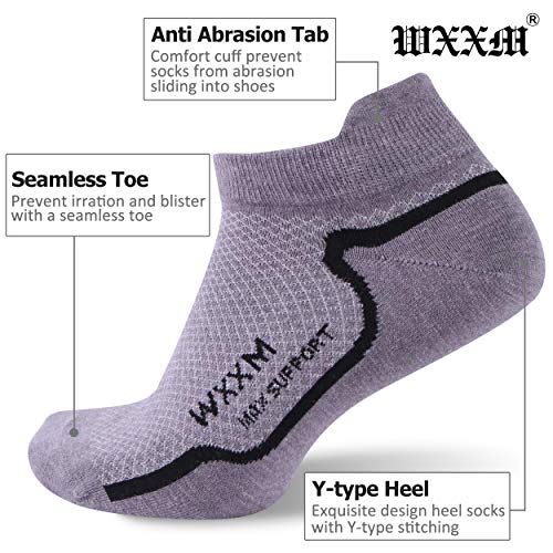 WXXM Men's Merino Wool Crew Socks Wool Hiking Running Socks Breathable Winter Socks Indoor Sports Socks