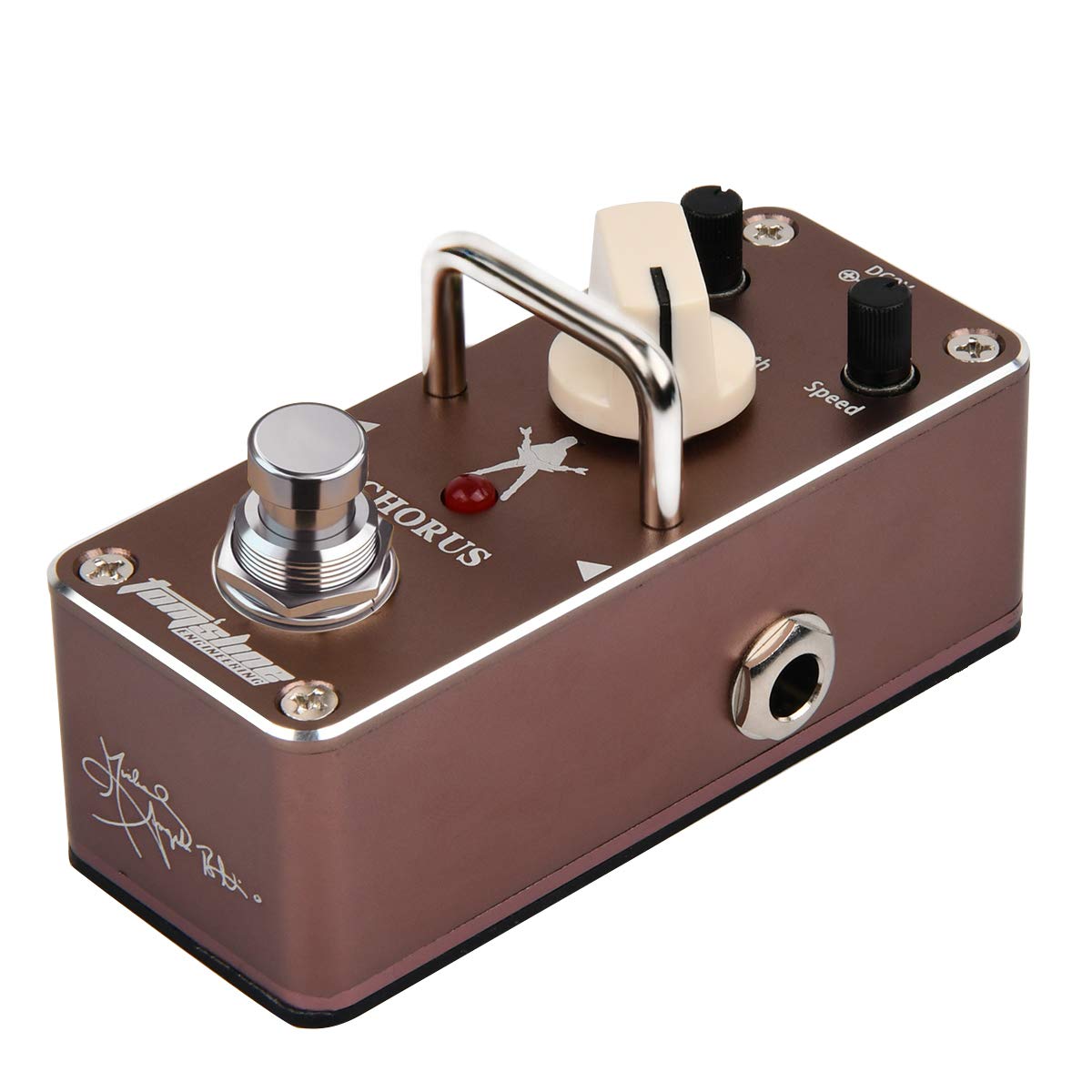 Tom'sline Engineering Analogue Chorus Pedal - Rich Sound Vast Range of Depth and Speed by Michael Angelo Batio Signature Guitar Effect Pedal Mini Pedal ACH3S