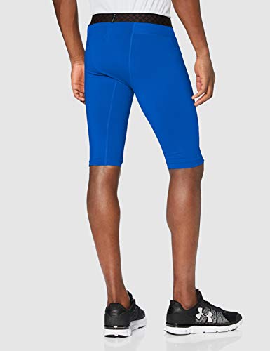 Under Armour Men's UA Rush HeatGear Long Compression Shorts XL Blue