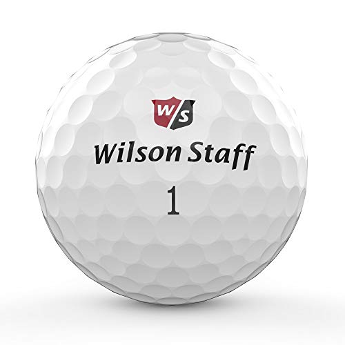 WILSON Staff DUO Golf Ball, Professional, White