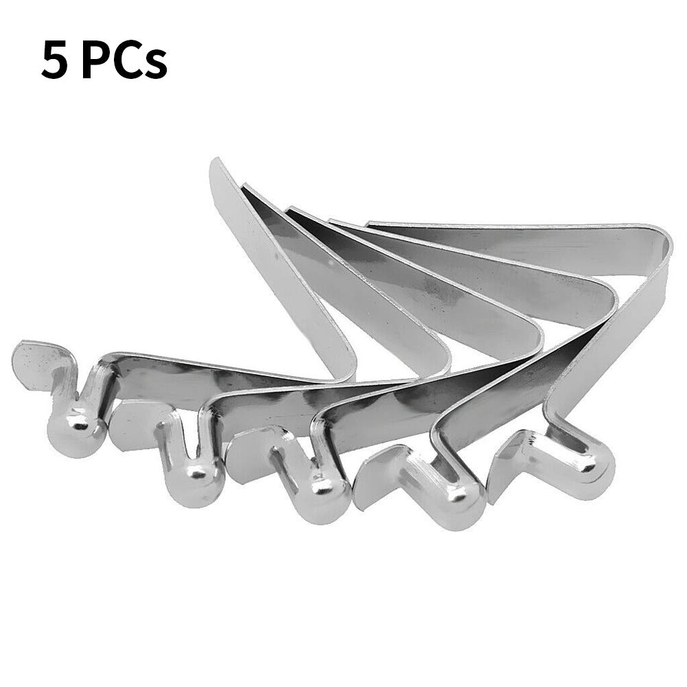YOUNGL Kayak Paddle Spring Clip 5pcs Durable Caravan Telscopic e Steel Snap Locking Push Clamp Boat Accessories Outdoor Camping Single Button Awning Wing Tent Pole