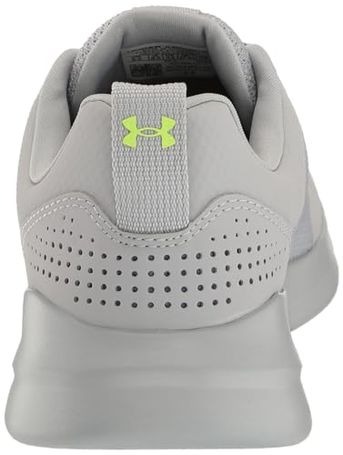 Under Armour Men's Essential, (405) Downpour Gray/White/After Burn, 9, US