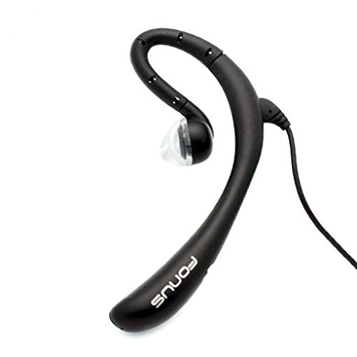 Wired Mono Headset Earphone w Mic Headphone 3.5mm Single Earbud Hands-Free Microphone Over-The-Ear Compatible with Amazon Fire 7 (2019)