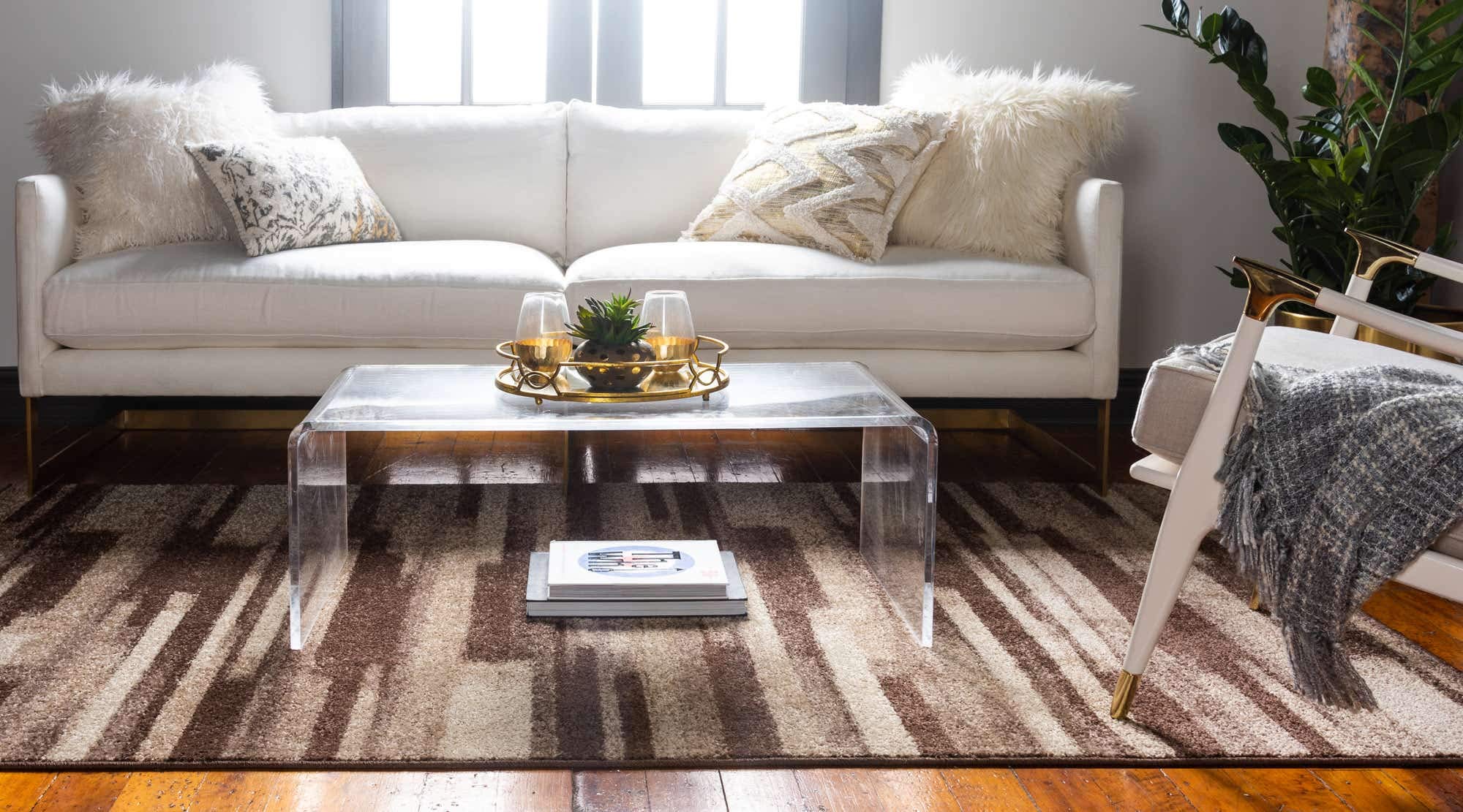 Unique Loom Autumn Collection Area Rug - Wheat (2' x 3' 1" Rectangle, Brown/ Beige)