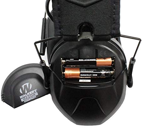 Walker's GWP-RSEMPAT Razor Slim Electronic Muff - Black Patriot