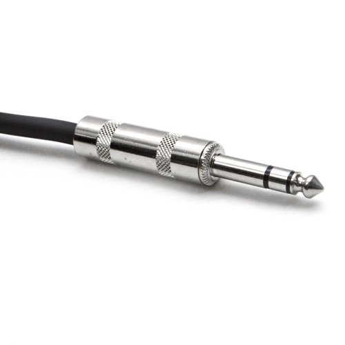 Seismic Audio Speakers ¼” TRS to ¼” TRS Patch Cables, 3 Feet, Pack of 6