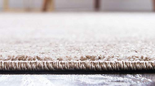 Unique Loom Del Mar Collection Area Rug - Abigail (2' 7" x 10' Runner, Beige/ Ivory)