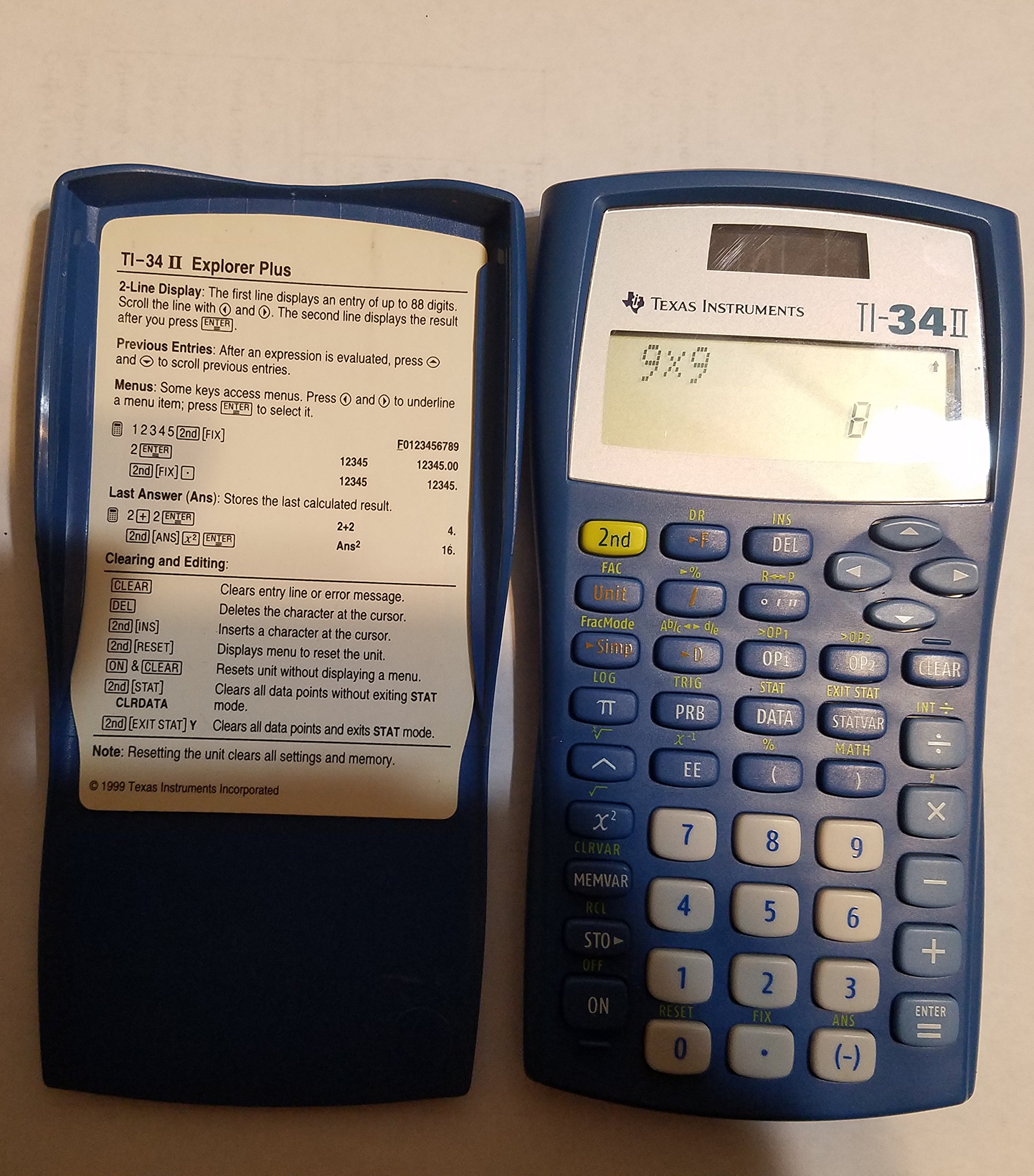 Texas Instruments TI-34 II Calculator