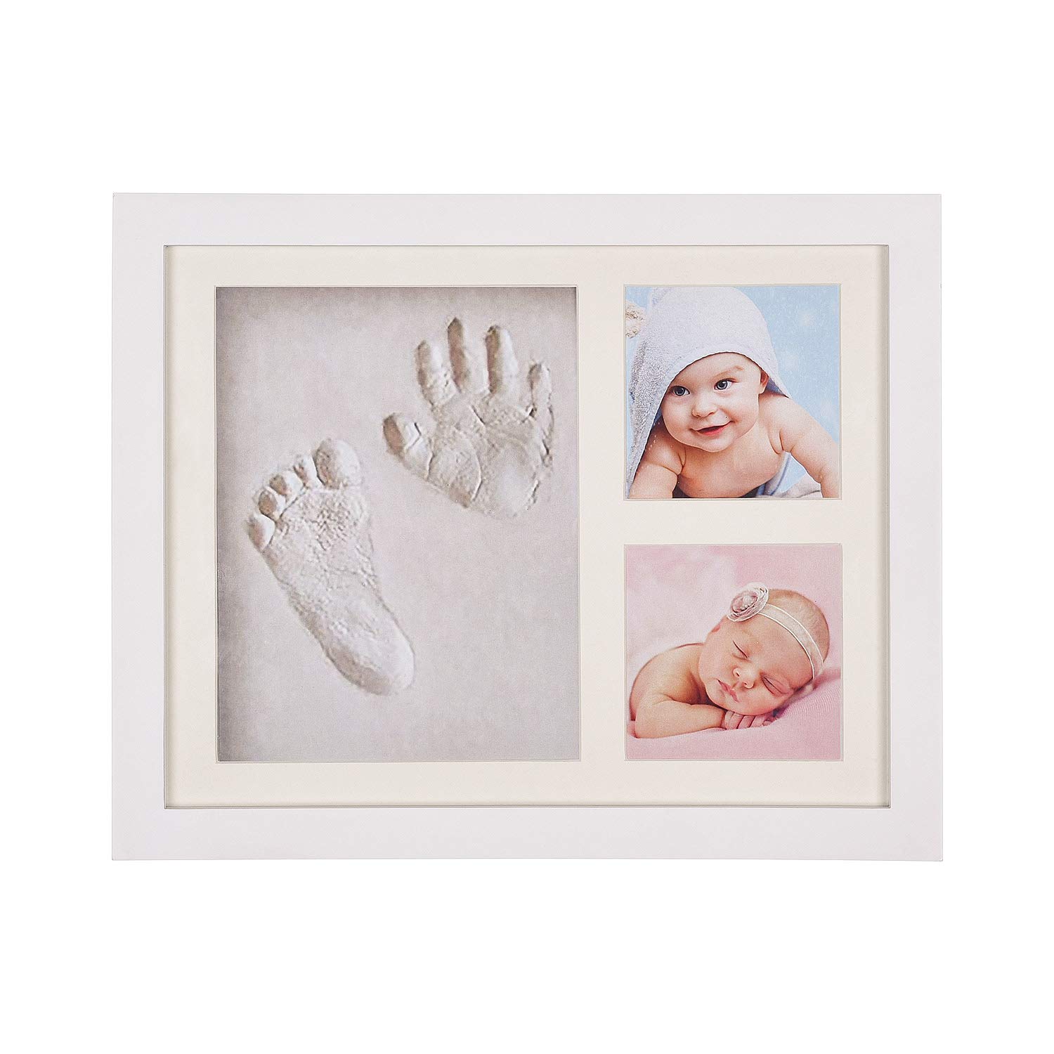 yyyz Baby Hand Footprint Kit, Safety Baby Shower Gifts Baby Foot Printing Kit Keepsake Frames For Newborn Boys Girls Gift