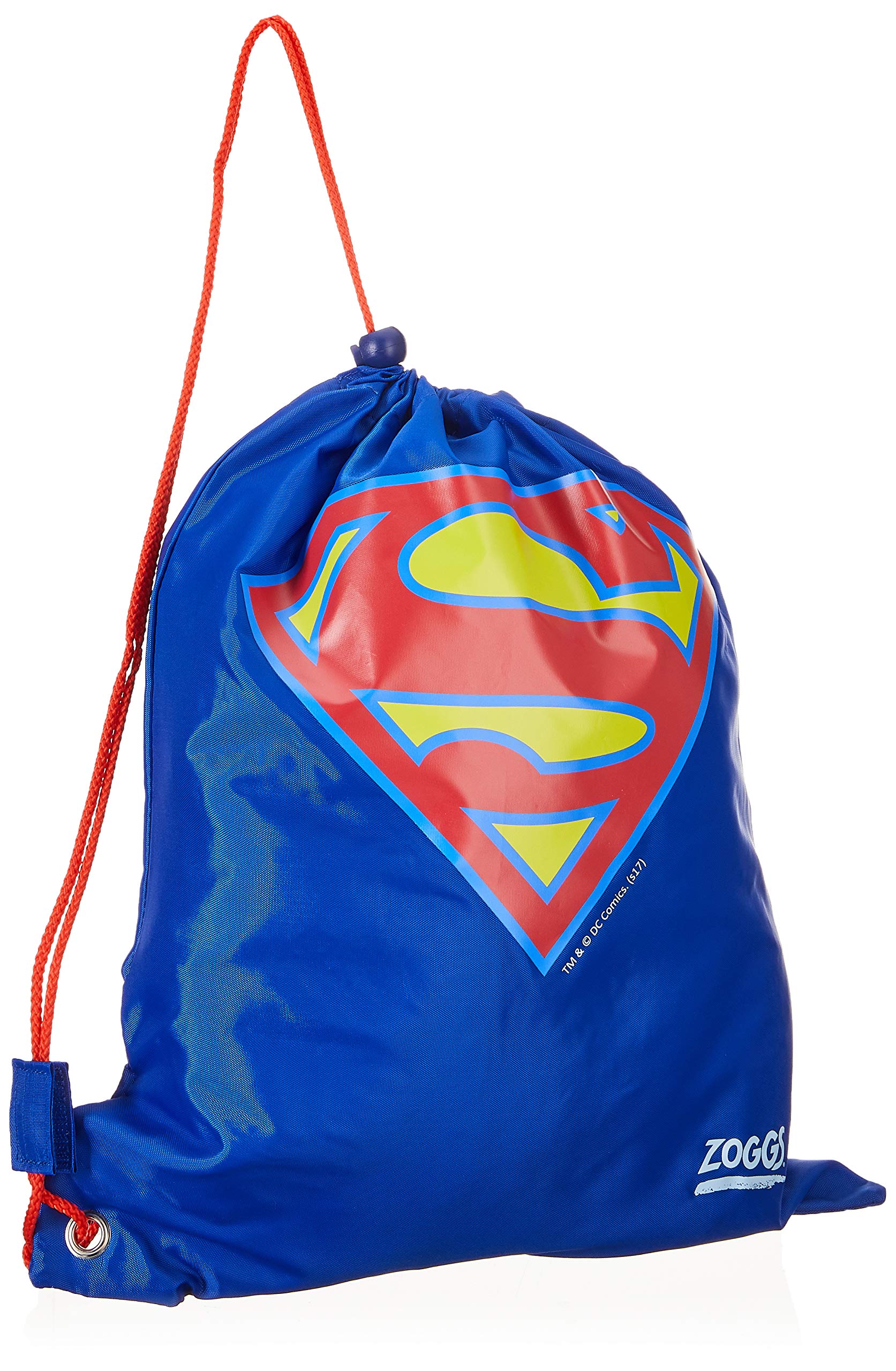 Zoggs Kids DC Super Heroes Superman Junior Swimming Rucksack - Blue/Yellow/Red, 3 Years+