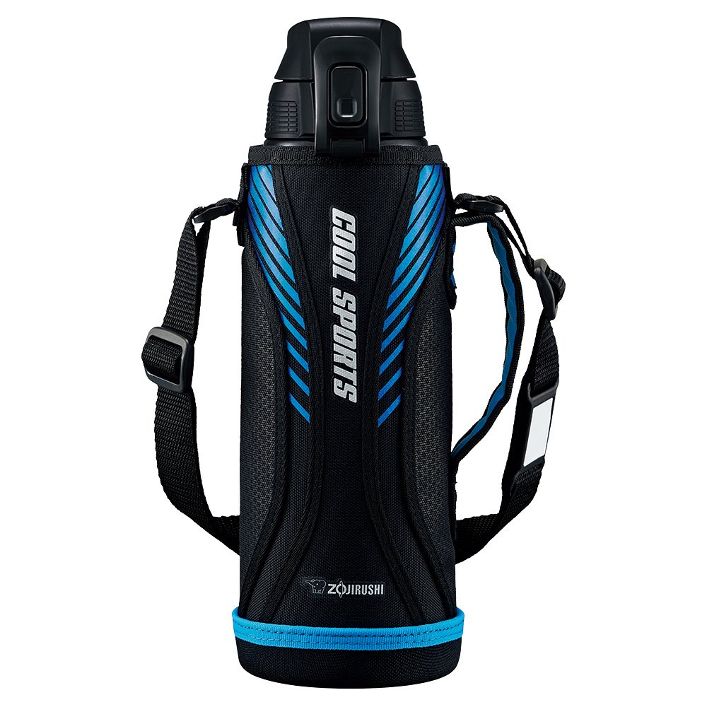 ZOJIRUSHI Water Bottle Straight drink Sports Type sutenresuku-rubotoru 1.0l Blue Black SD – bxl-fa10 – BB