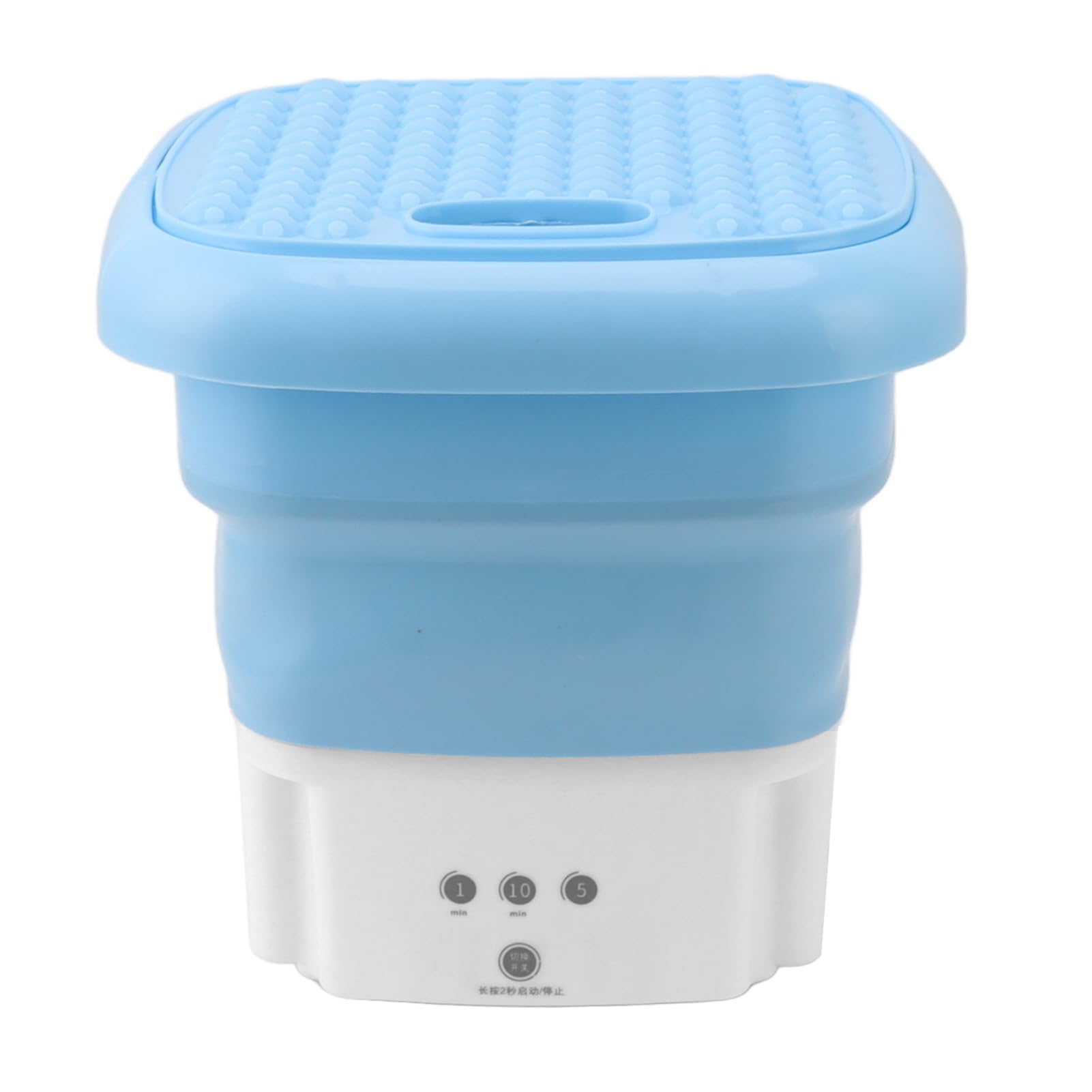 Tgoon Foldable Washing Machine, Deep Stain Removal High Speed Motor Foldable Mini Washing Machine Deep for Tourism for Apartments (US Plug)