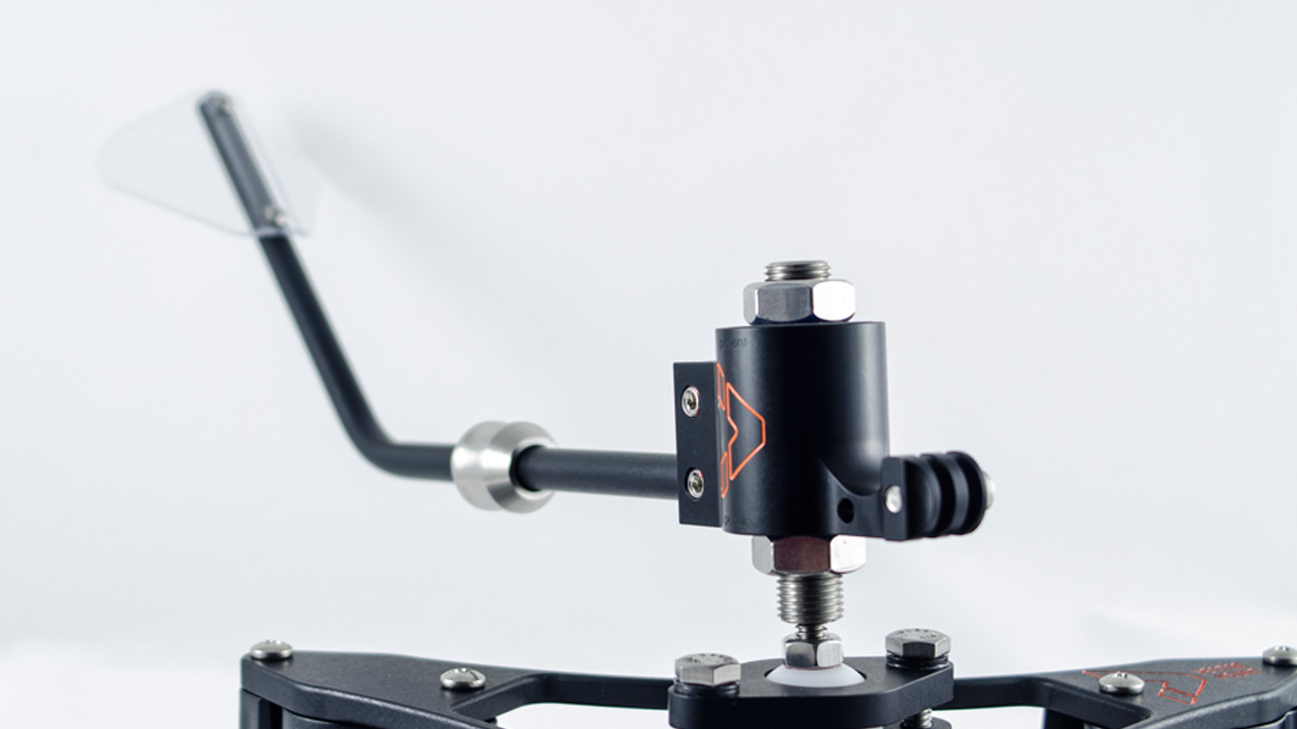 Vector Mount Dynamic Swivel Rotating Action Camera Mounting System for GoPro Hero2 Hero3 - GoBase Black