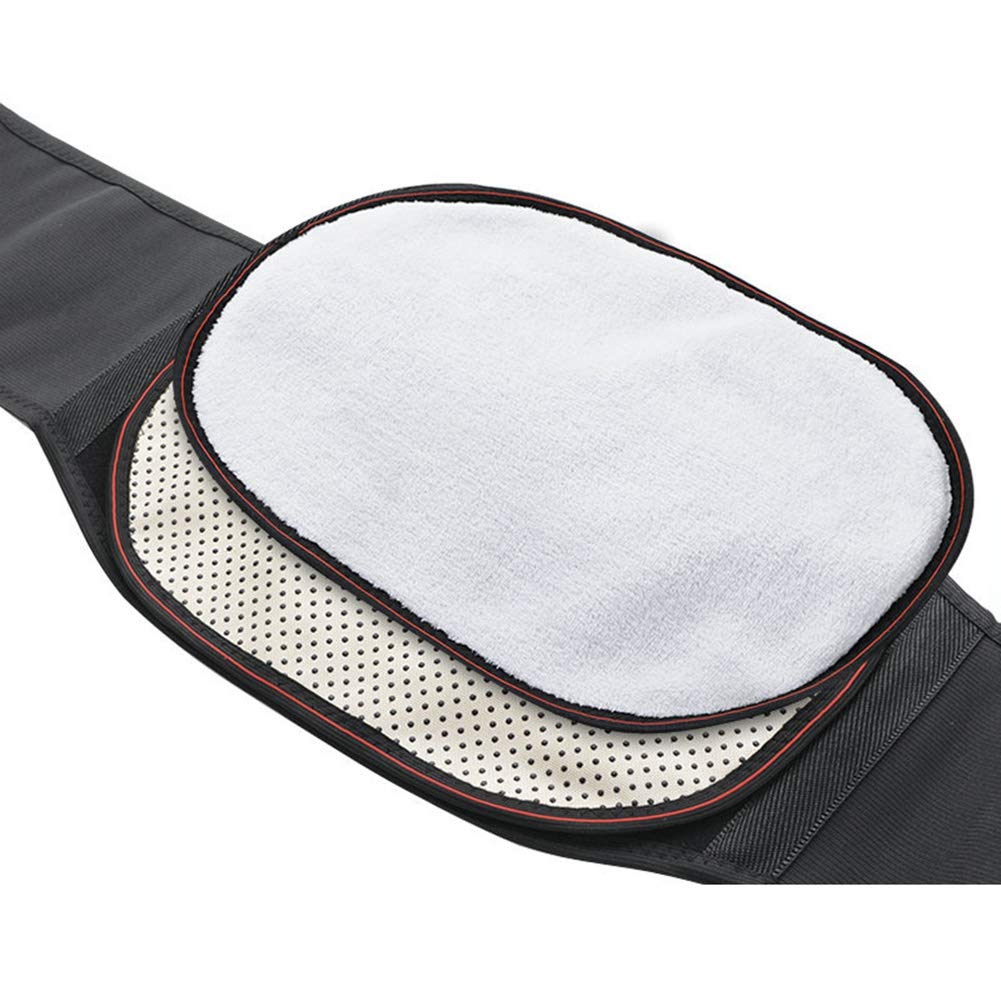 ZFF Self-Heating Back Support Lumbar Belt for Women Men Lower Back Brace Back Pain Relief and Injury Prevention with Removable Pad (Size : XL(120 * 23cm))